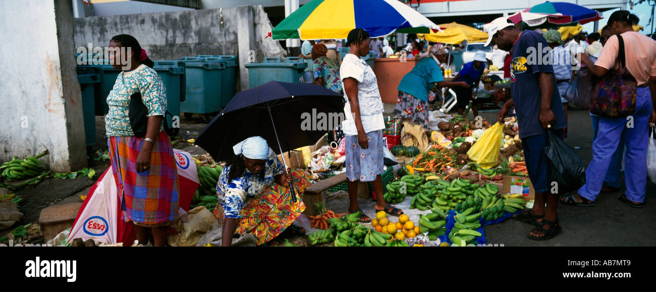 Saint lucia island market hi-res stock photography and images - Alamy