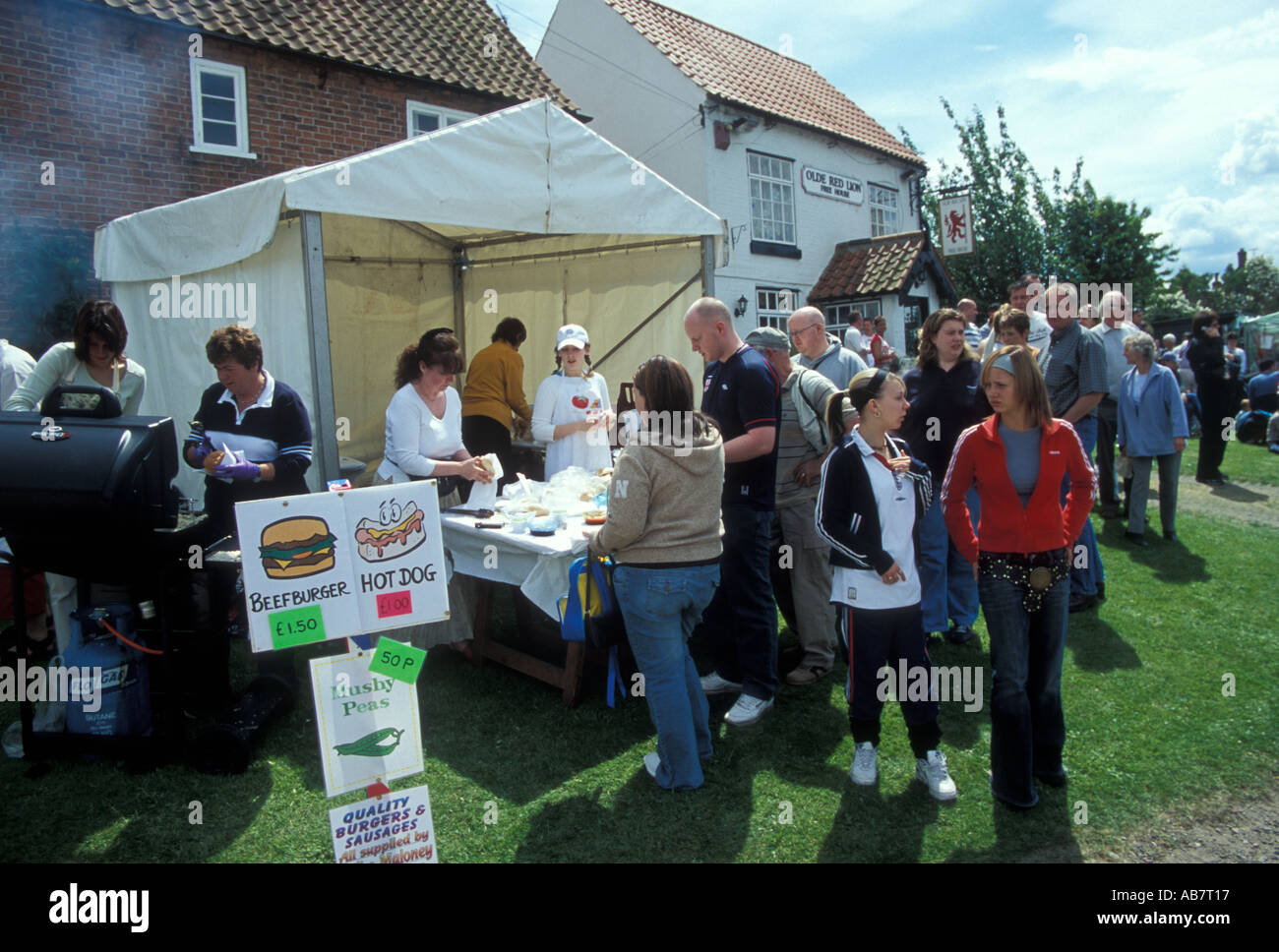 Traditional village activities in Wellow Nottinghamshire United Kingdom ...