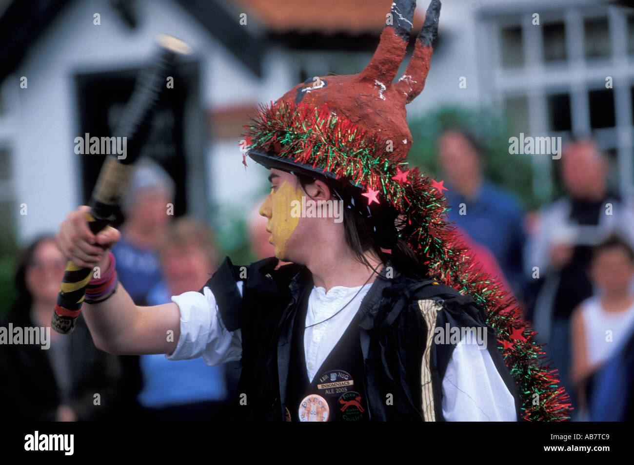 Traditional village activities in Wellow Nottinghamshire United Kingdom ...