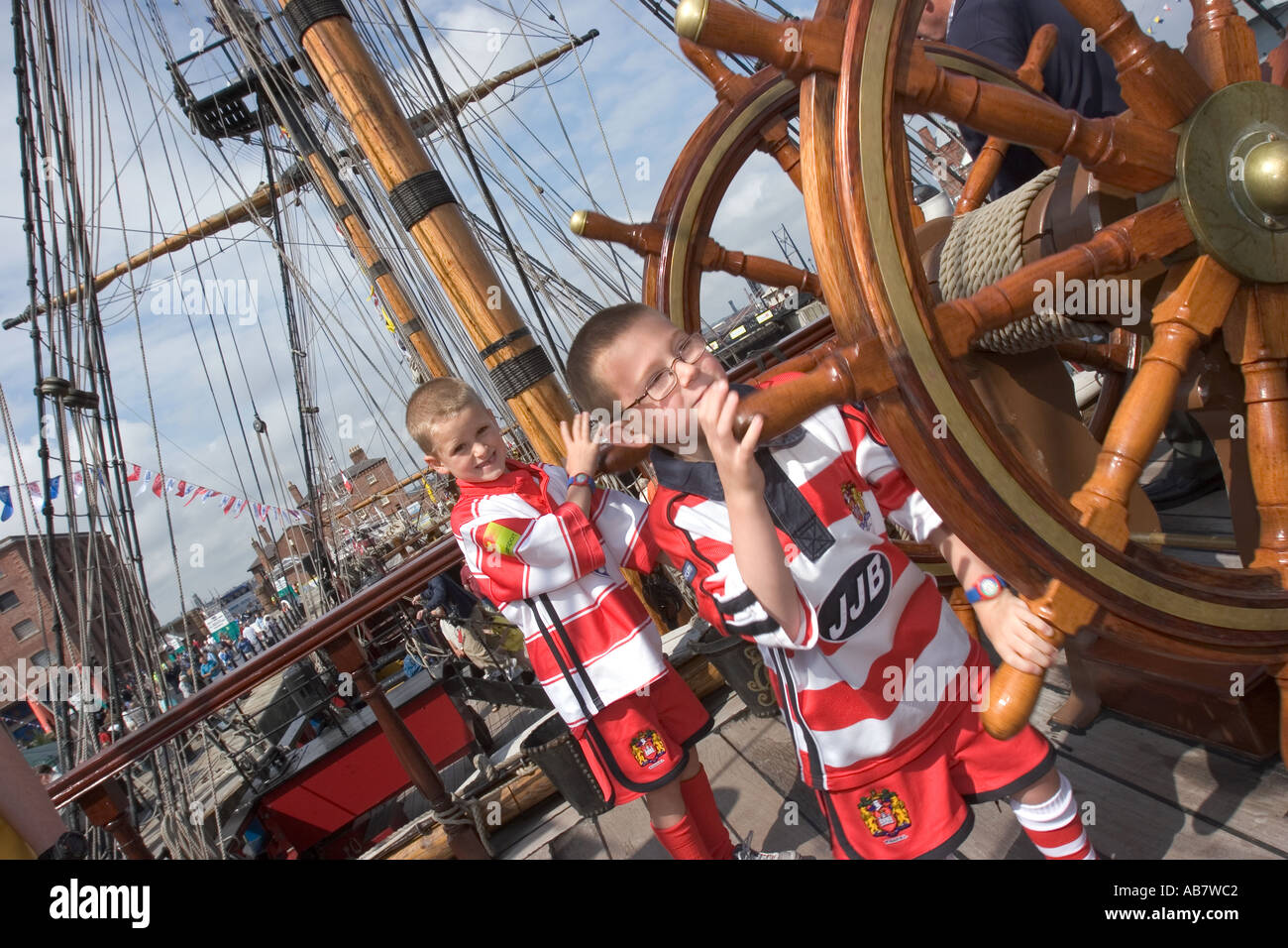 UK Liverpool Mersey River Harbour Festival Jack Liam Fowler at the ...