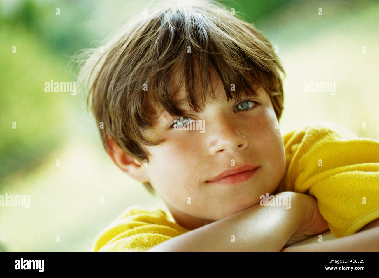 Portrait of boy Stock Photo - Alamy