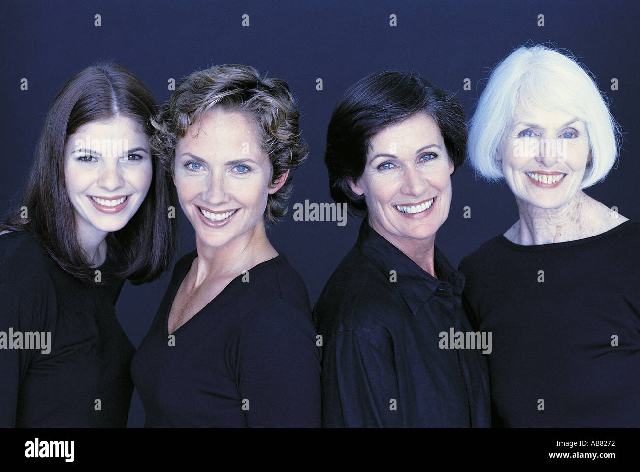 Four Female Family Members High Resolution Stock Photography and Images ...