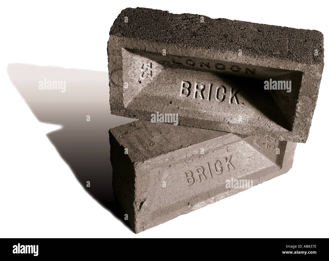 Shadow bricks Cut Out Stock Images & Pictures - Alamy