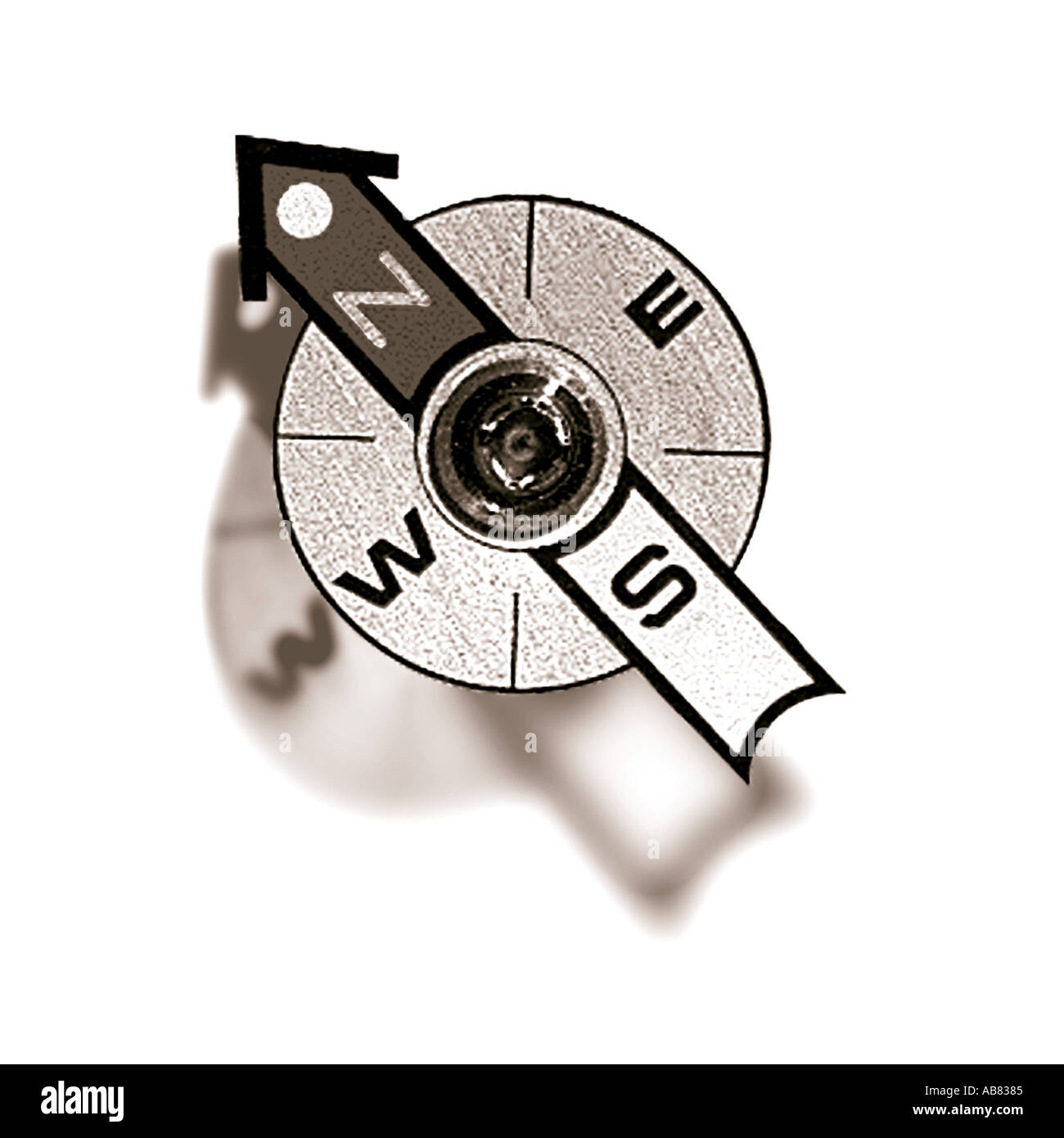 Compass typography hi-res stock photography and images - Alamy