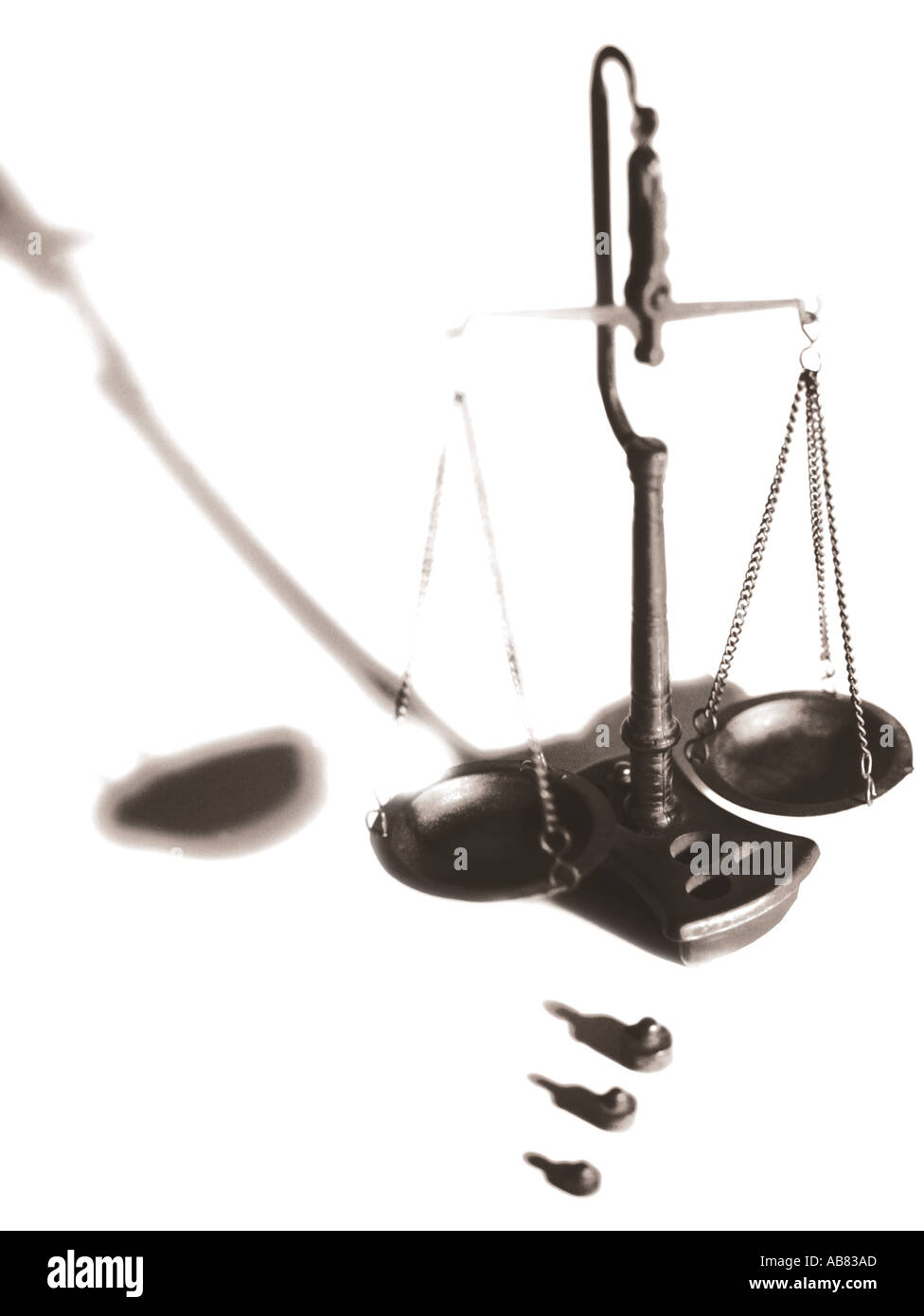 Vintage scales of justice Cut Out Stock Images & Pictures - Alamy