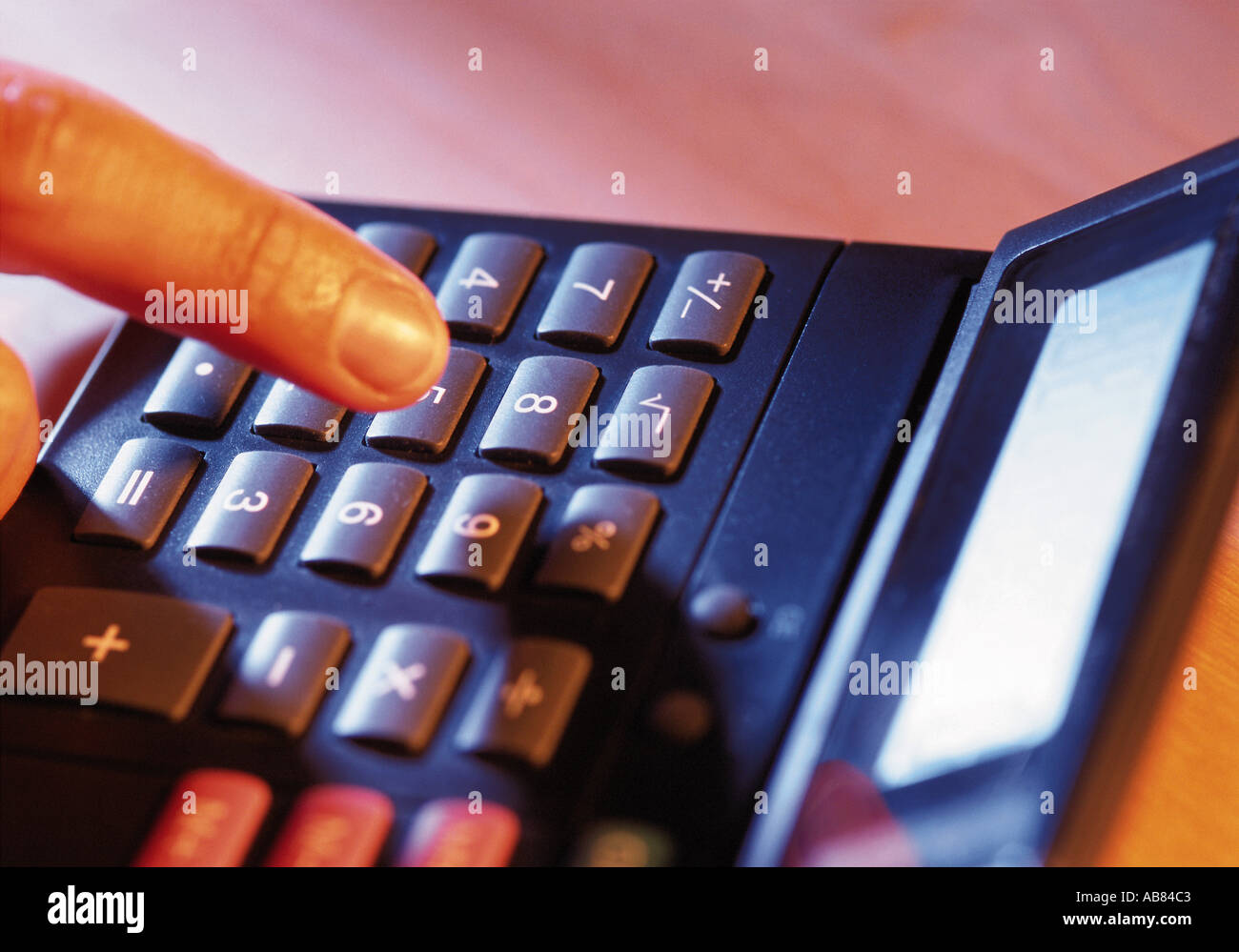 Push button calculator hi-res stock photography and images - Alamy