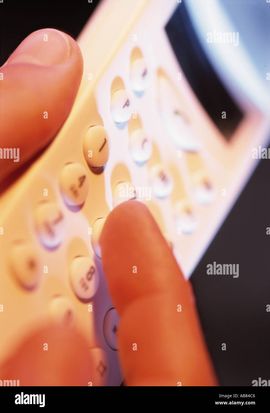 Push button mobile phone hi-res stock photography and images - Alamy