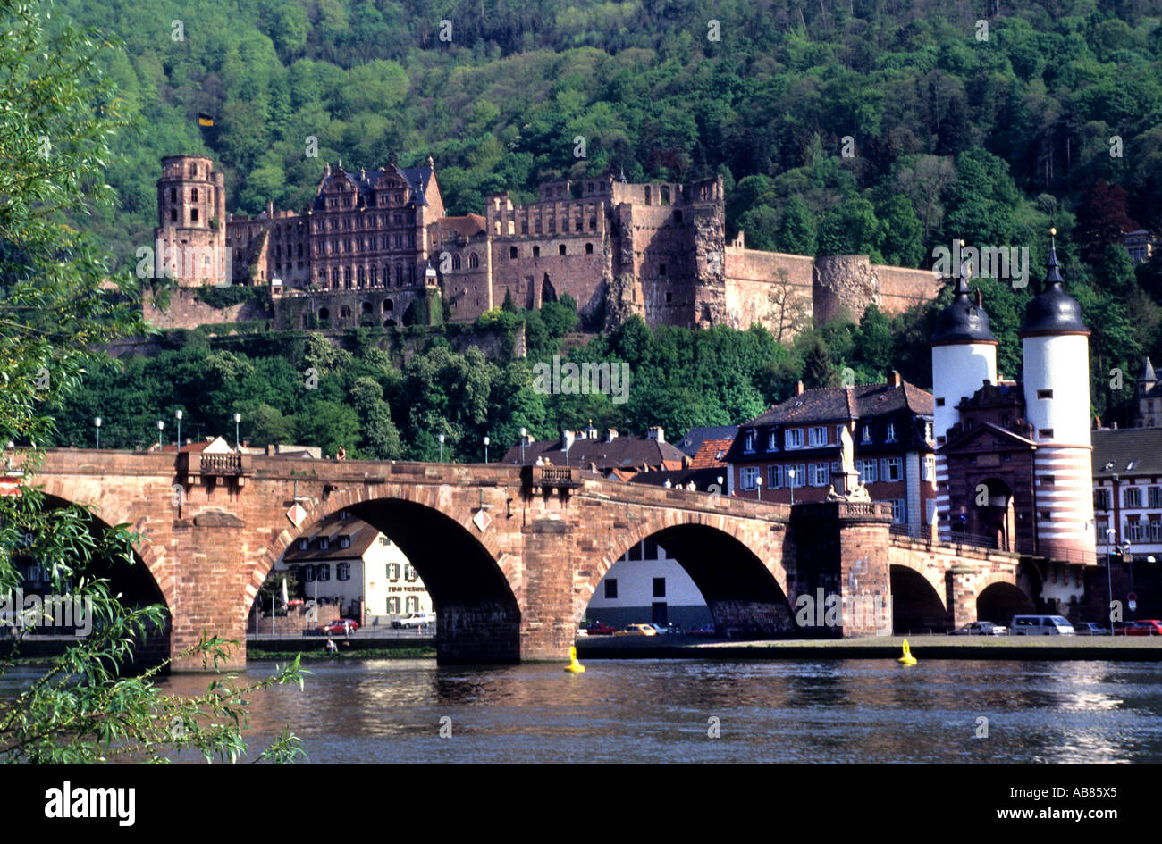 Schloss Heidelberg Neckar Historic town Schloss Castle Bridge ...