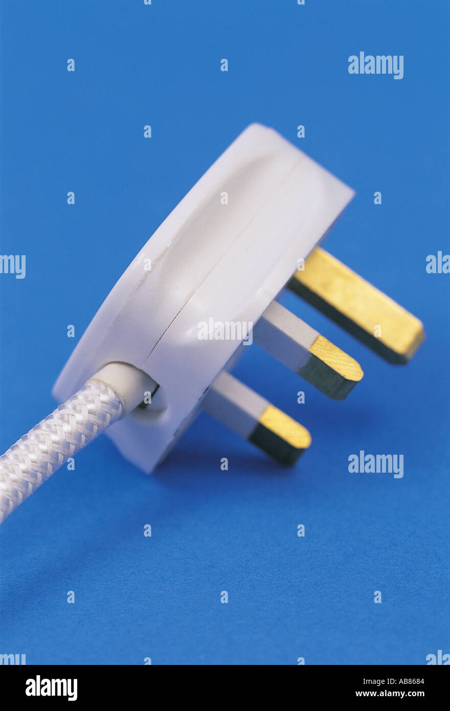 Blue electric plug cable hi-res stock photography and images - Alamy