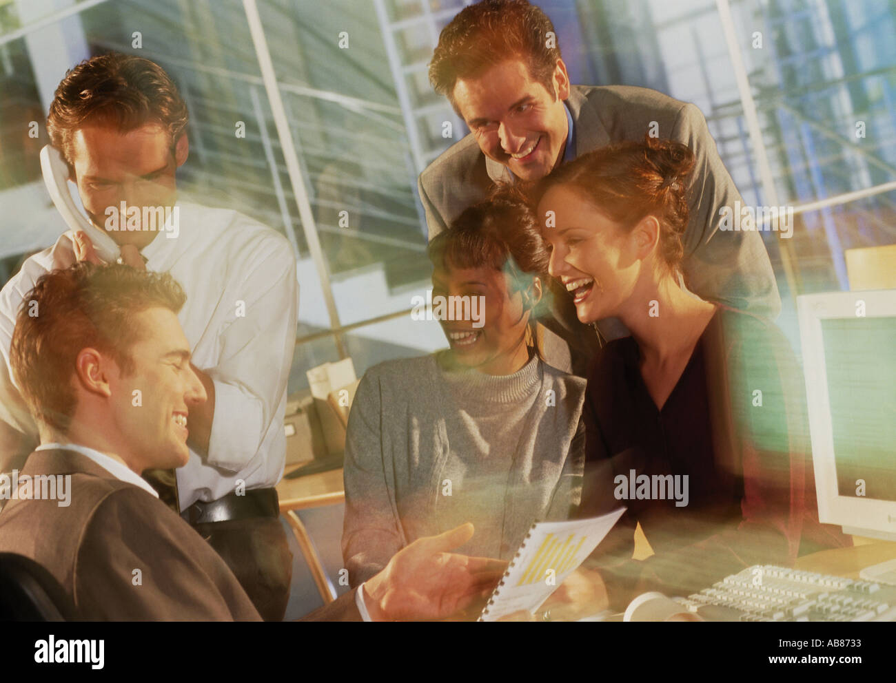 Office interior scene hi-res stock photography and images - Alamy