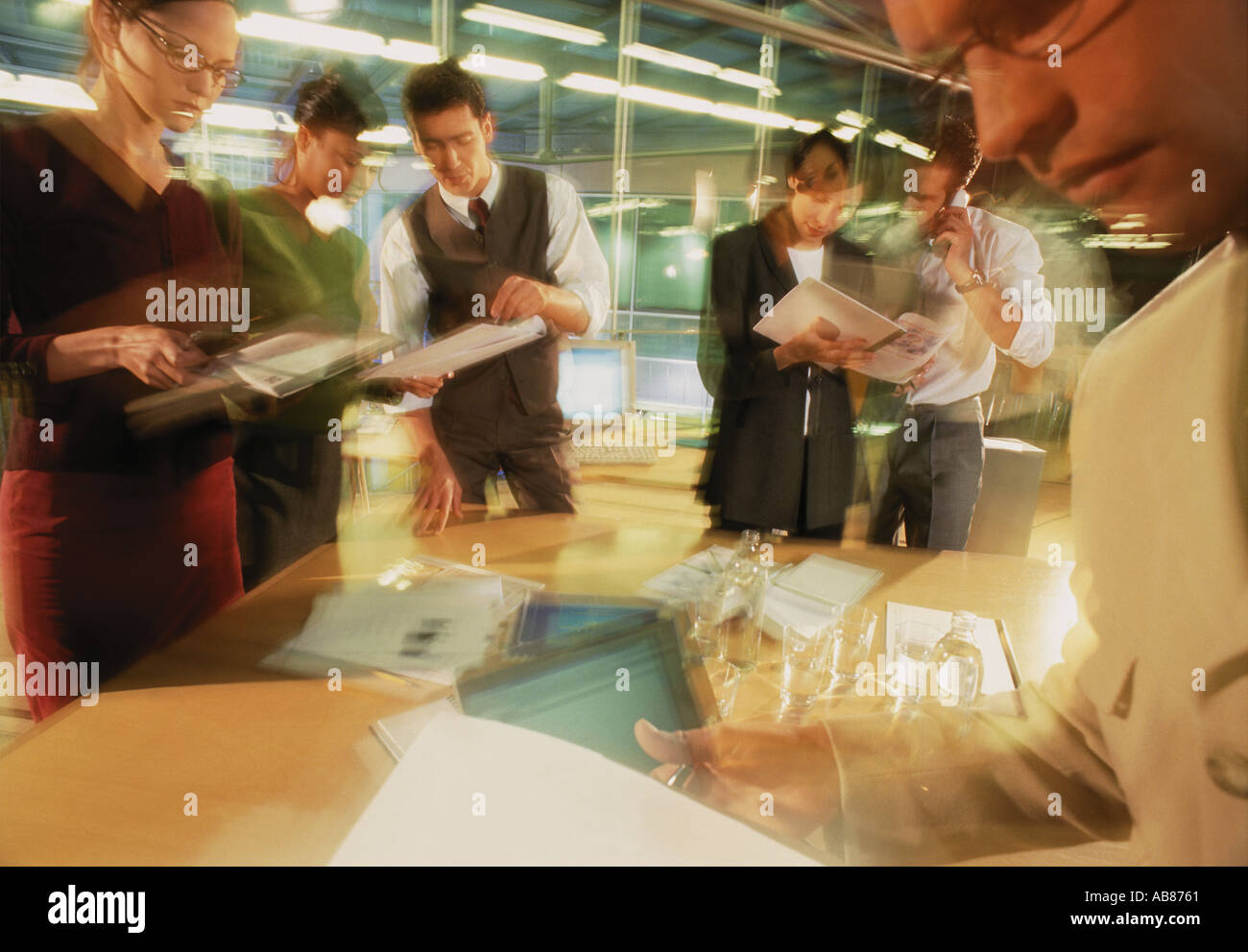 Office interior scene hi-res stock photography and images - Alamy
