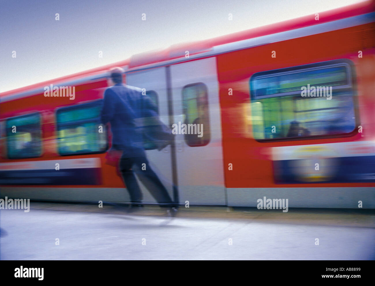 Running on subway hi-res stock photography and images - Alamy