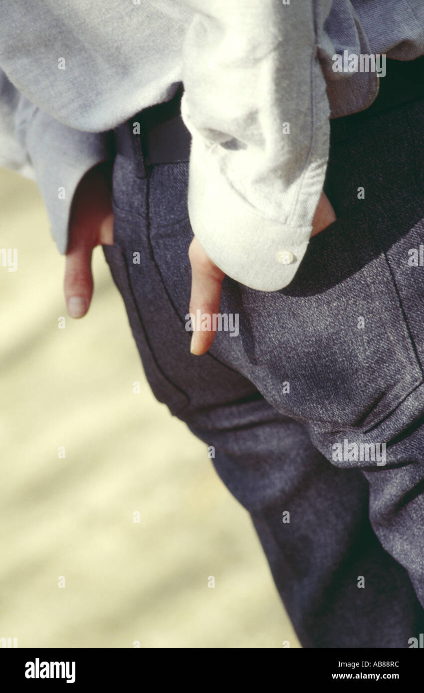 Fingers in pocket hi-res stock photography and images - Alamy