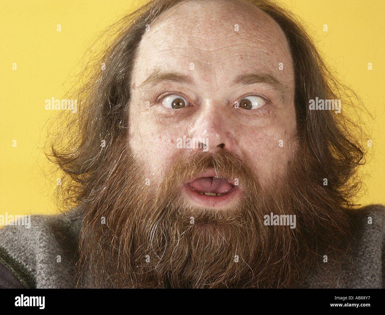 Hairy homeless man hi-res stock photography and images - Alamy