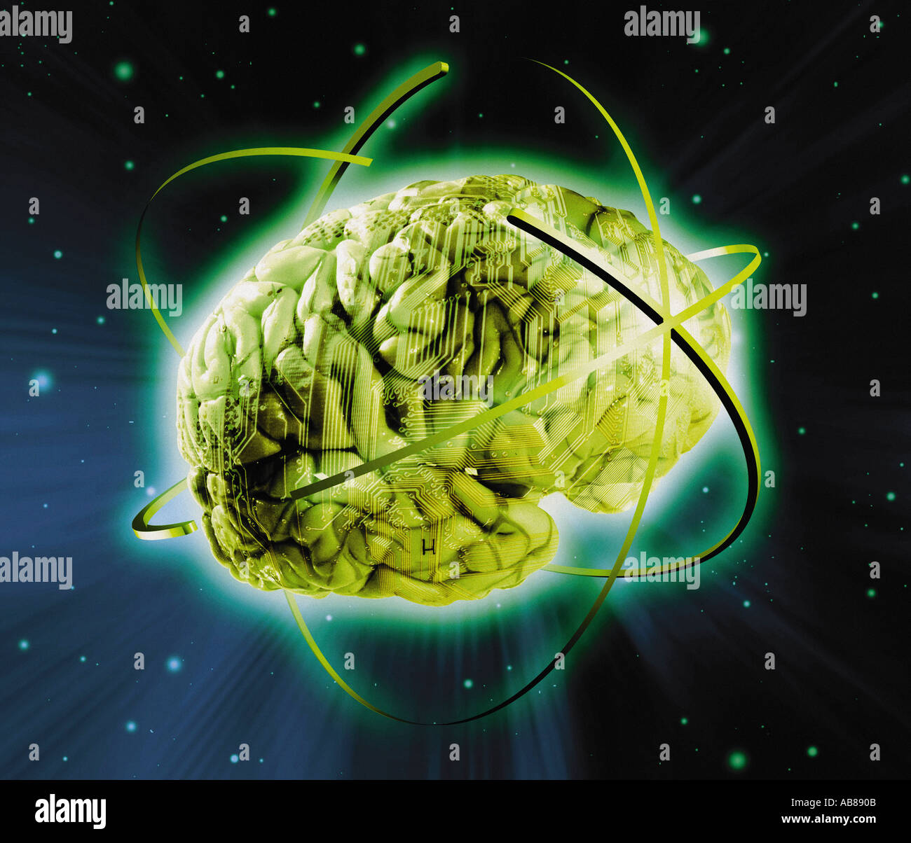 Earth brain hi-res stock photography and images - Alamy