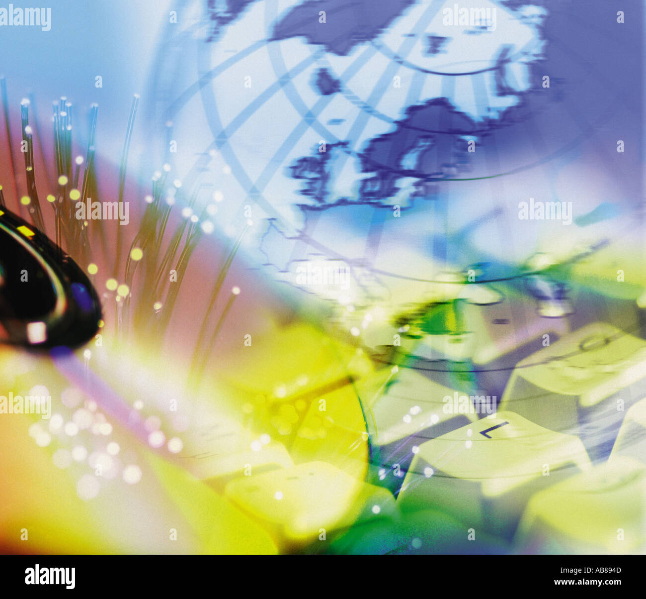 Global information technology Stock Photo - Alamy