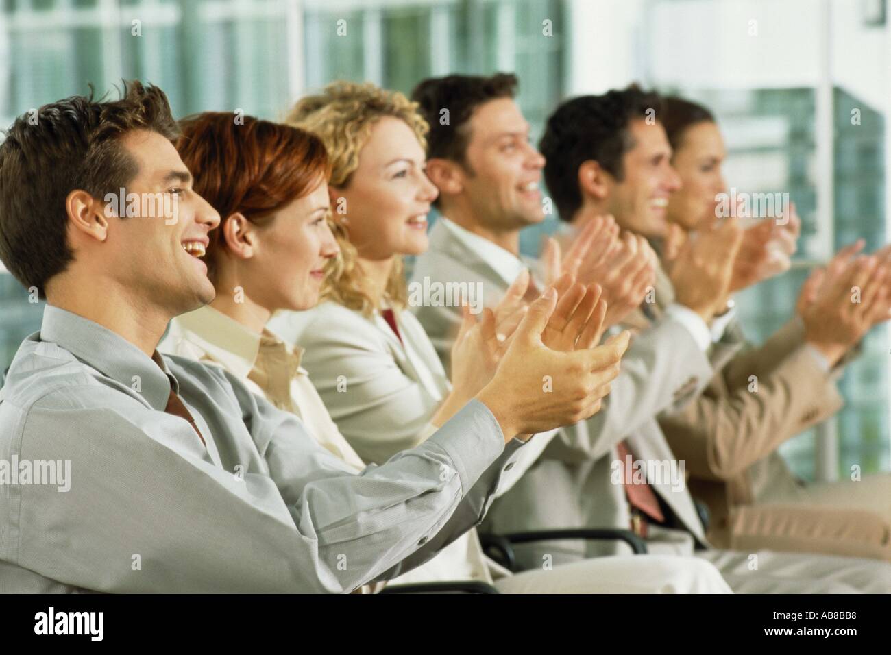 People at presentation Stock Photo - Alamy