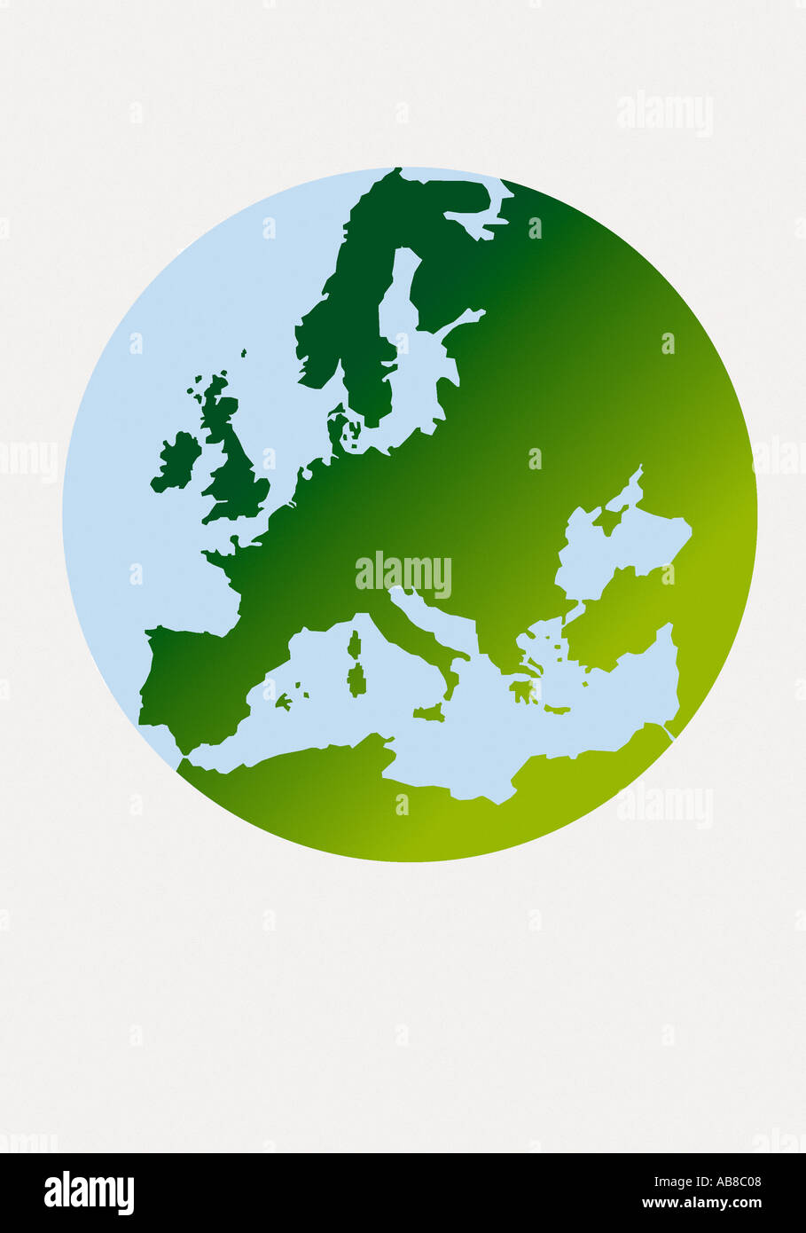 Map of Europe Stock Photo - Alamy