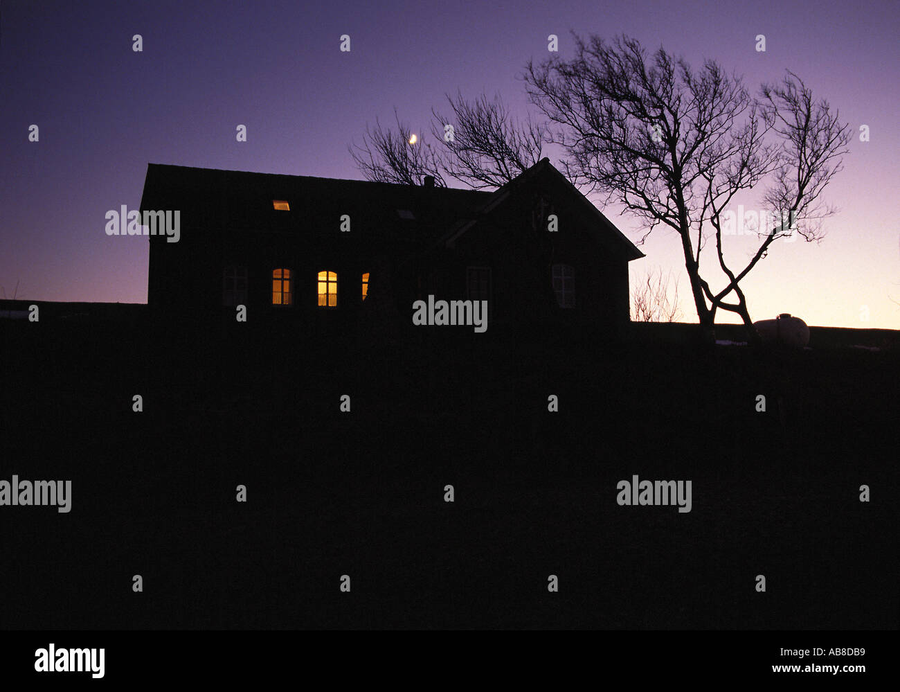 House in darkness Stock Photo - Alamy