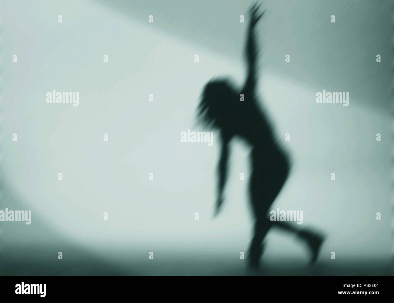 Silhouette of a dancer Stock Photo - Alamy