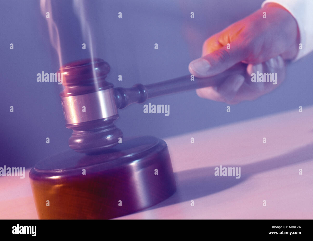 Hand moving gavel hi-res stock photography and images - Alamy