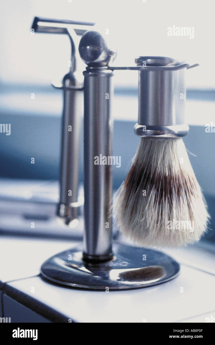 Shaving utensils hi-res stock photography and images - Alamy