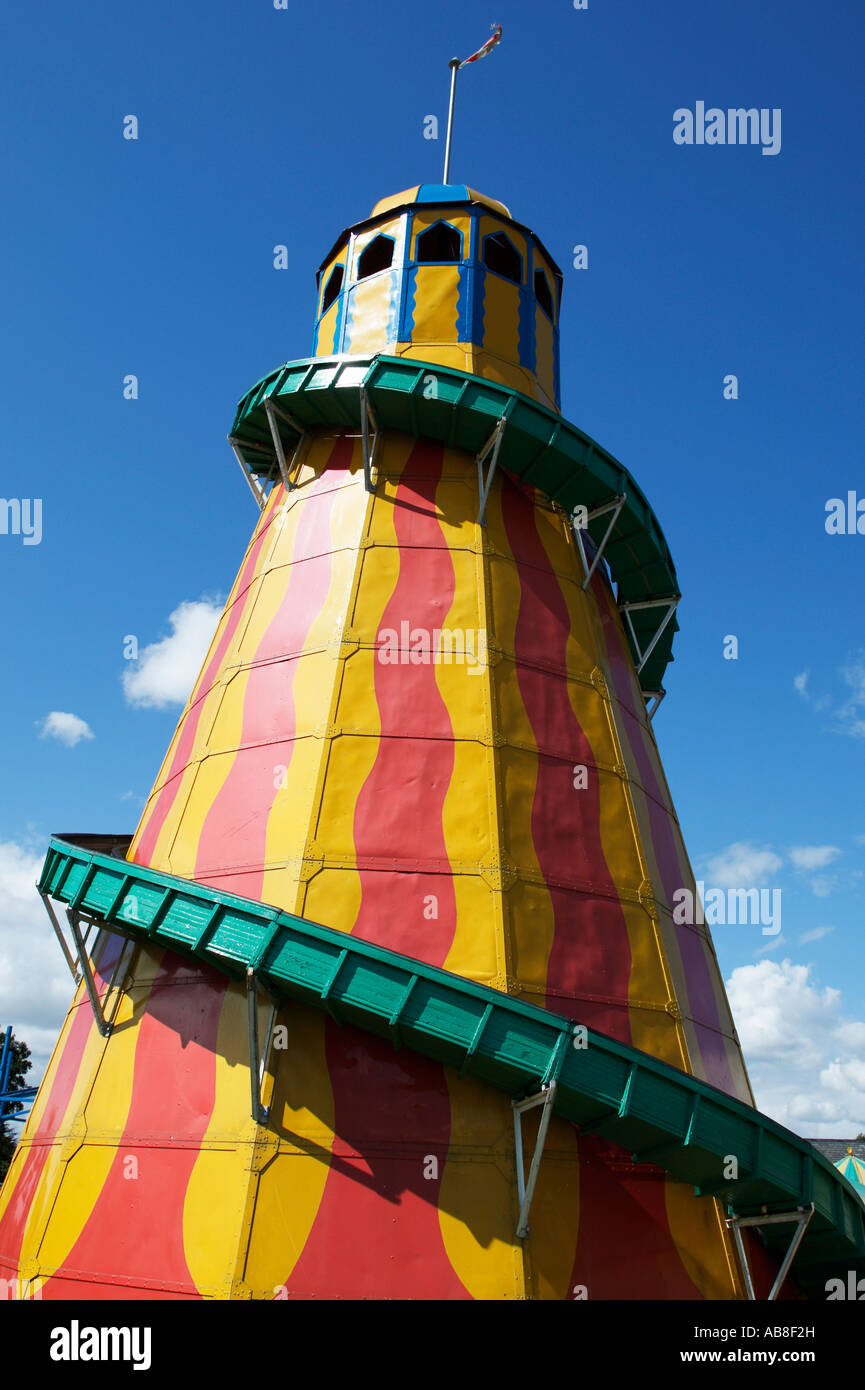 Helter skelter fairground spiral slide hi-res stock photography and ...