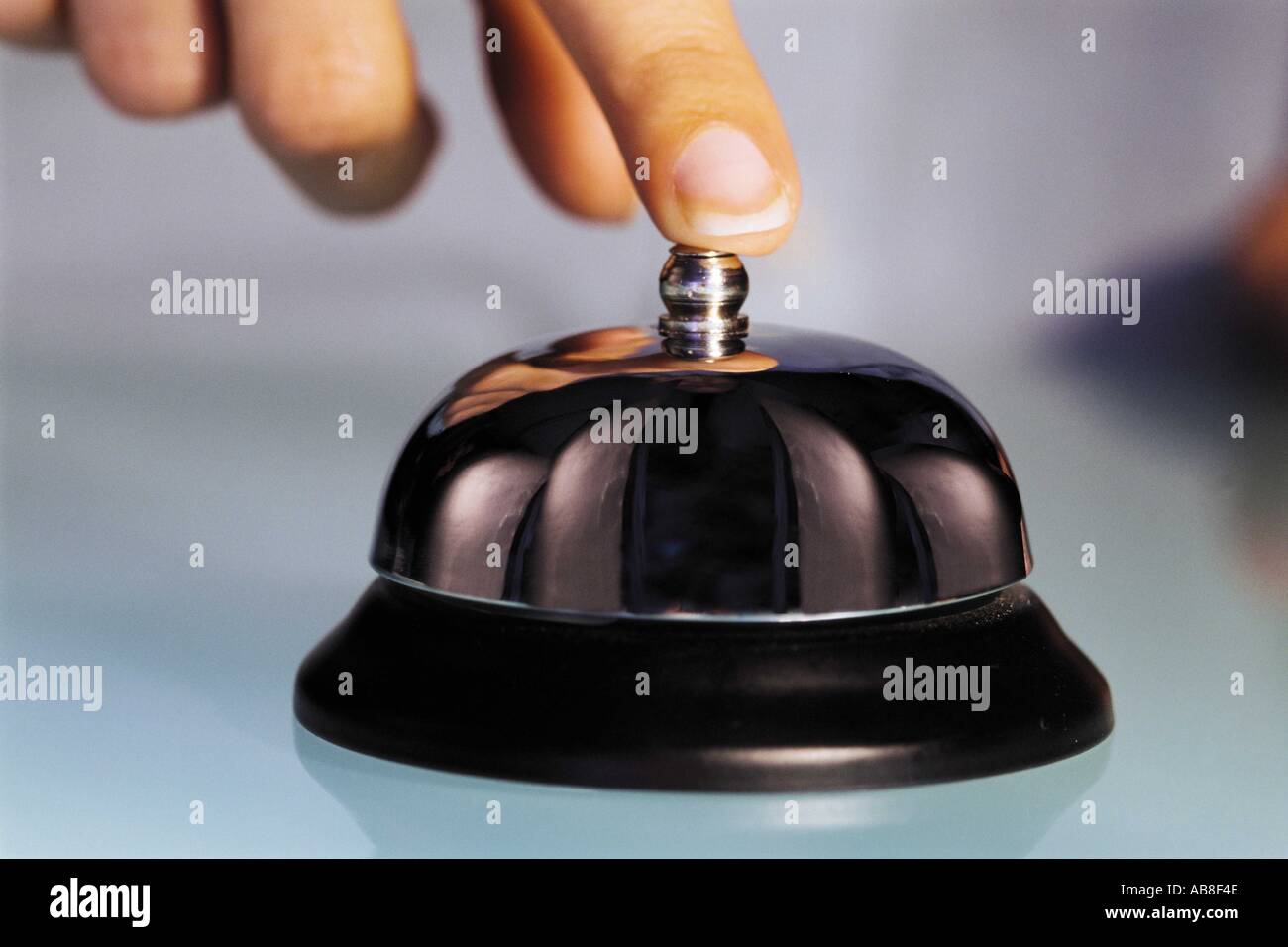 Ringing the bell Stock Photo - Alamy