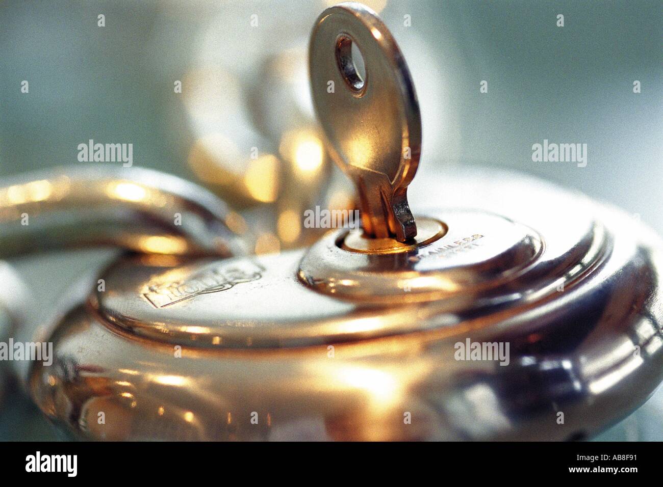 Lock and key Stock Photo - Alamy