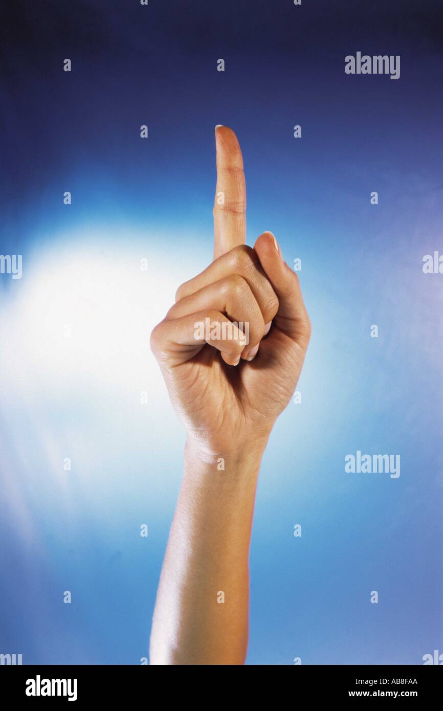 Adult wagging finger hi-res stock photography and images - Alamy