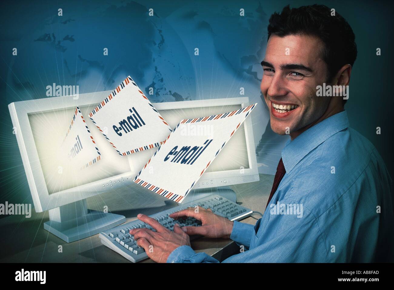 Sending mails hi-res stock photography and images - Alamy