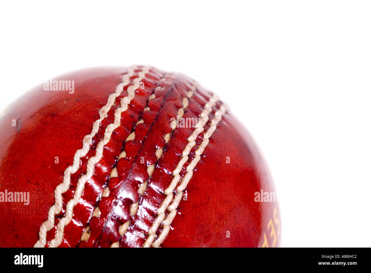 Abstract shot of a traditional cricket ball Stock Photo - Alamy