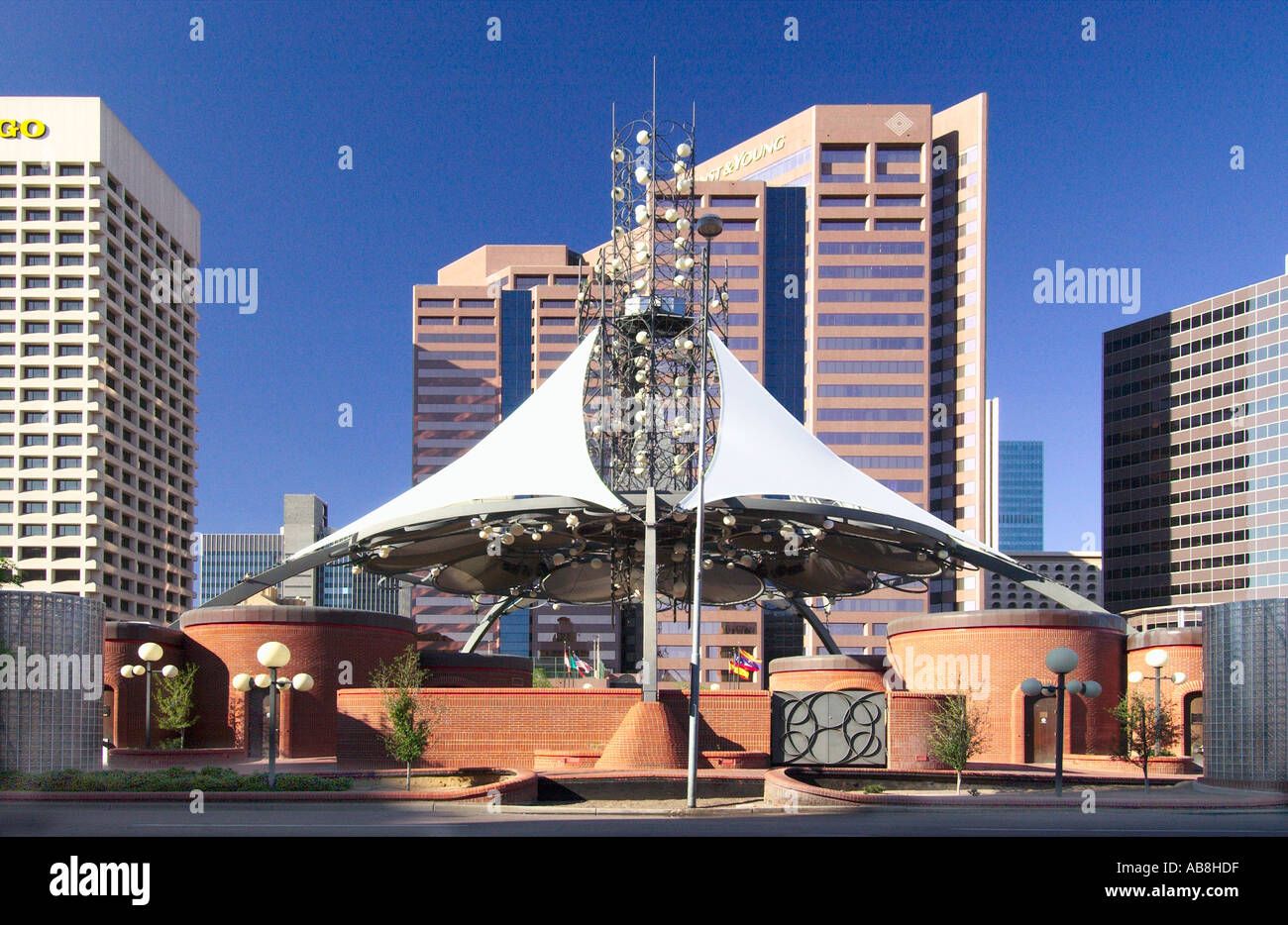 Copper Plaza in downtown Phoenix Arizona USA Stock Photo - Alamy