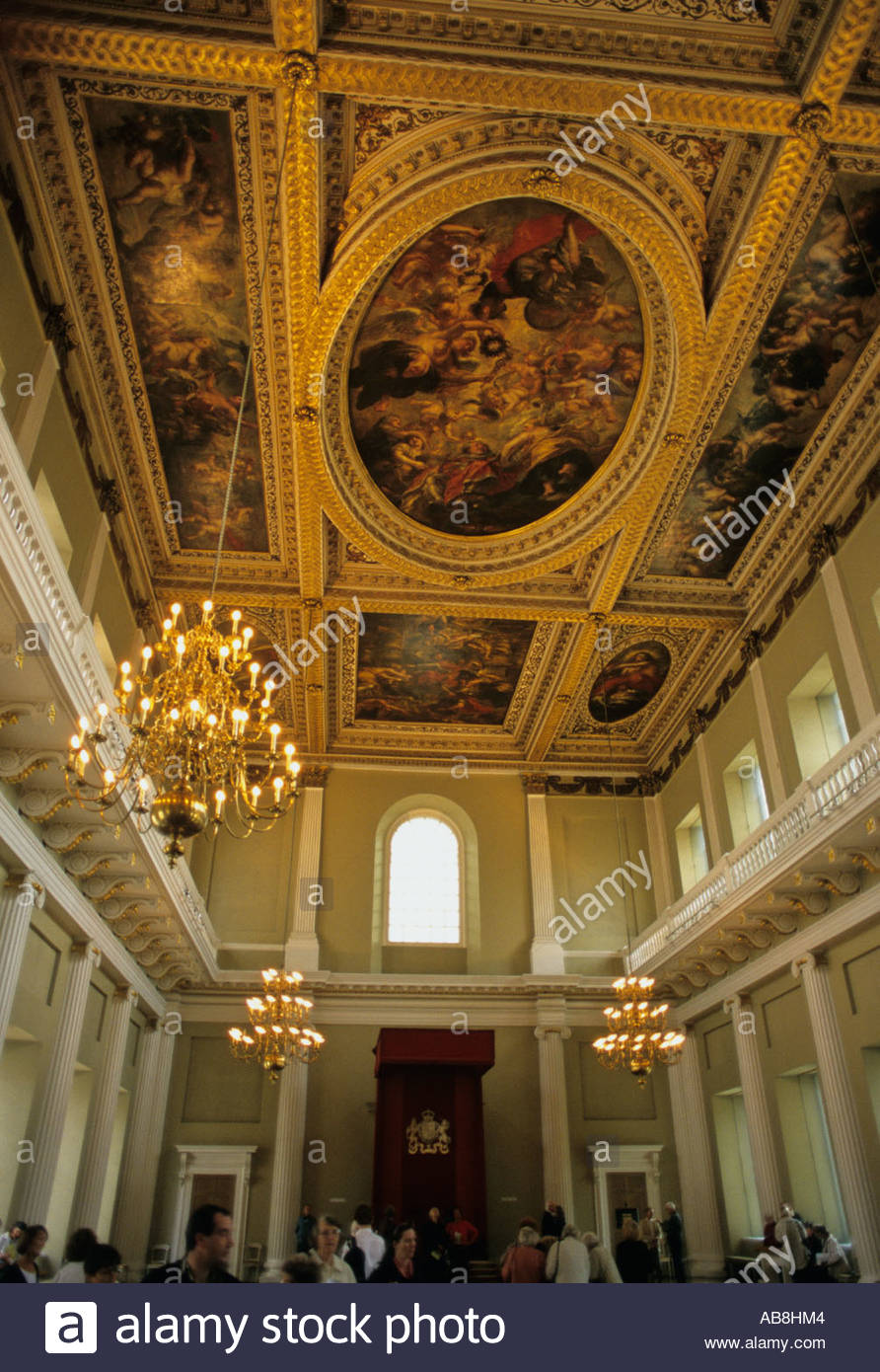 Ceiling Rubens Whitehall Banqueting House Stock Photos & Ceiling Rubens ...