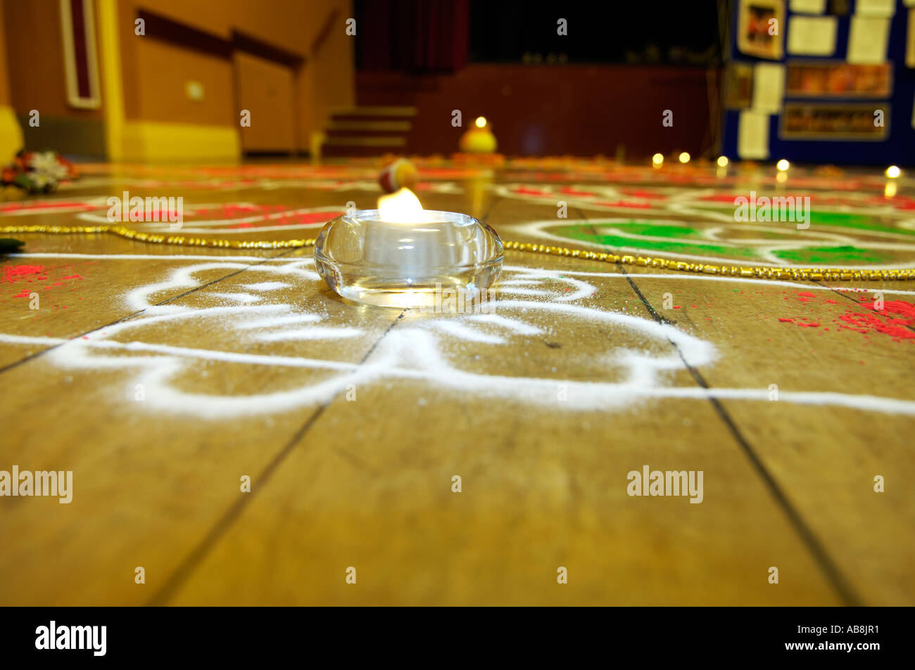 Rangoli art work from Thailand and southern Asia Stock Photo - Alamy