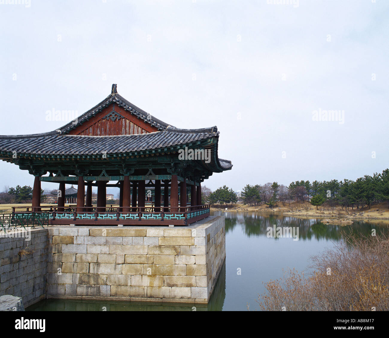 Anapji Pond, Seoul, Korea Stock Photo - Alamy
