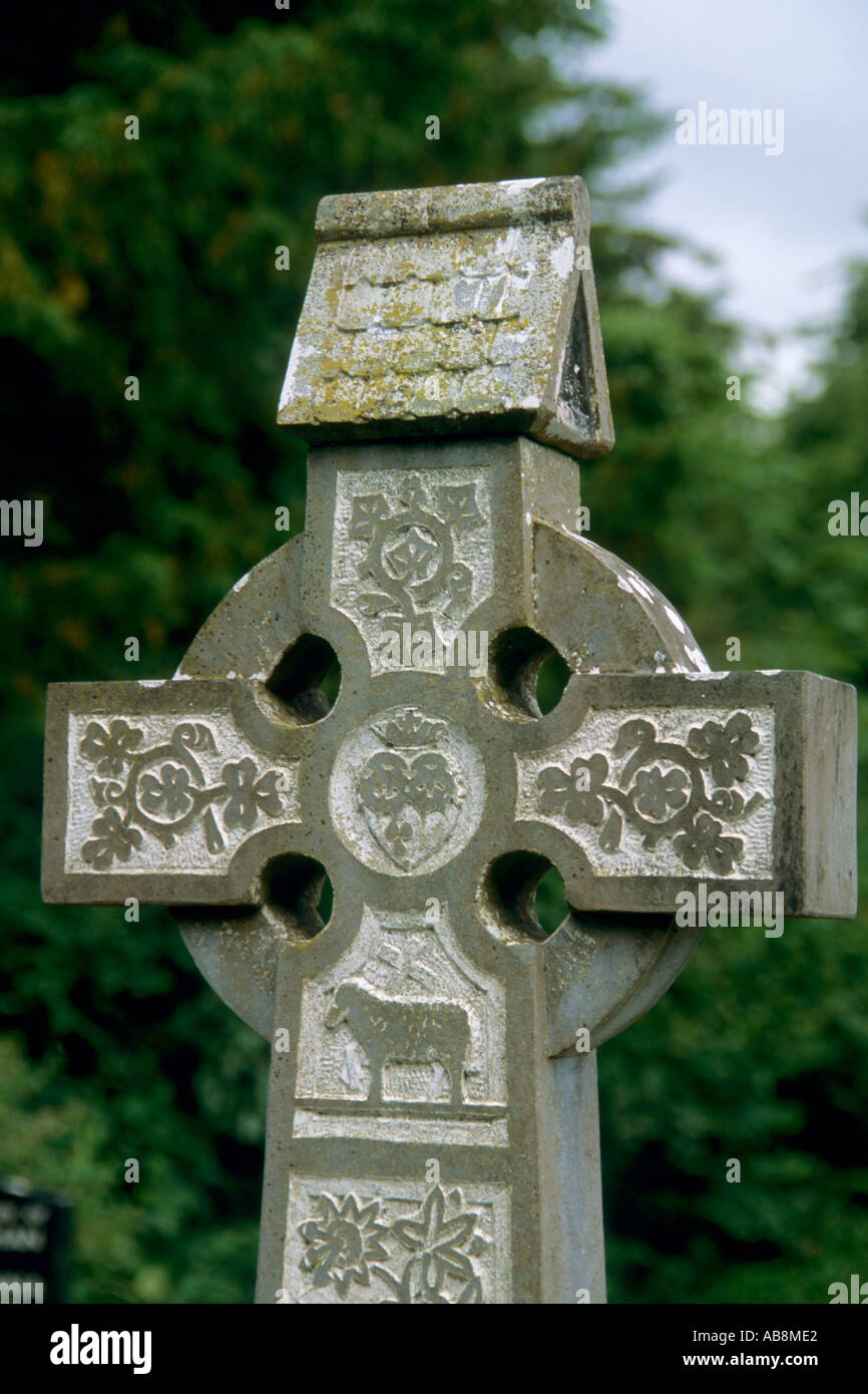 Ireland Killarney Celtic cross Stock Photo - Alamy