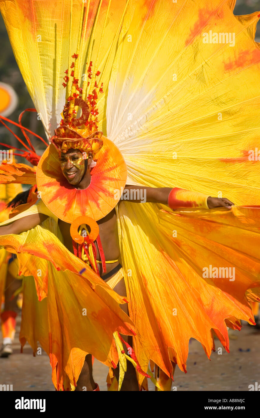 West Indies Port of Spain Trinidad Tobago Carnival 2006 Portrait of ...