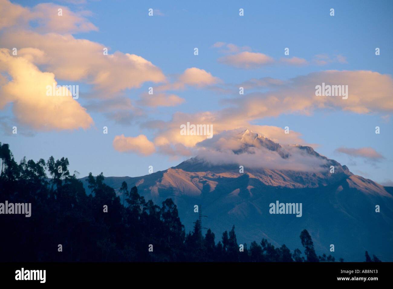 Ecuador Cotacachi volcano Stock Photo - Alamy