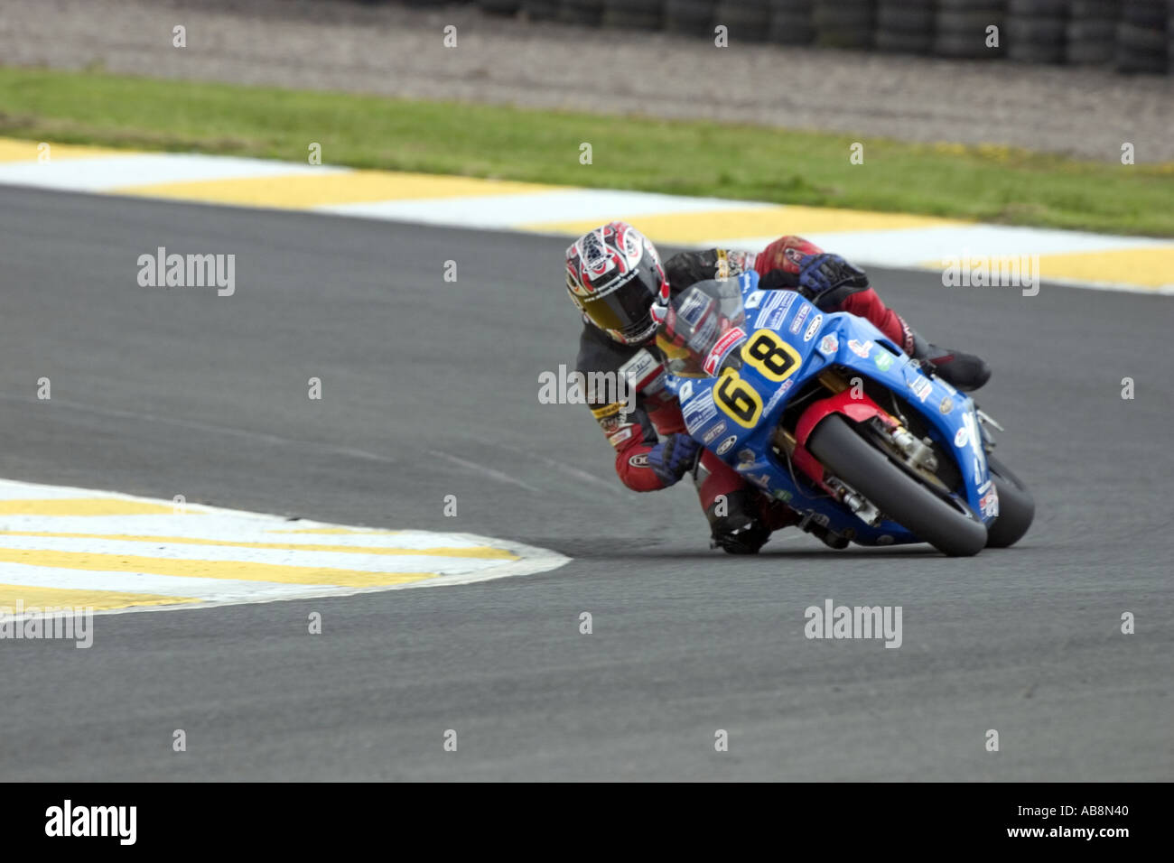 Steve Brogan riding for the PR Branson Honda team at the Scottish round ...