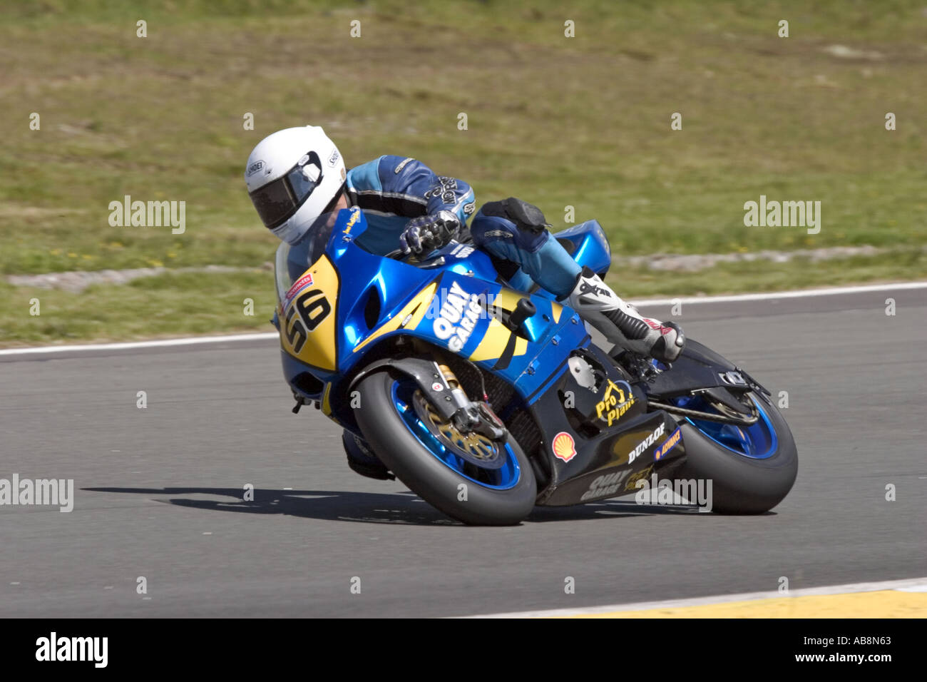 James Buckingham riding for the Quay Racing team at the Scottish round ...