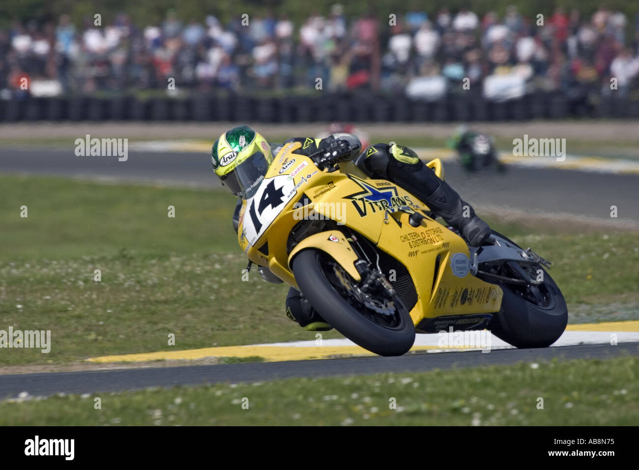 John Laverty riding for the Vitrans Ten Kate Honda team at the Scottish ...