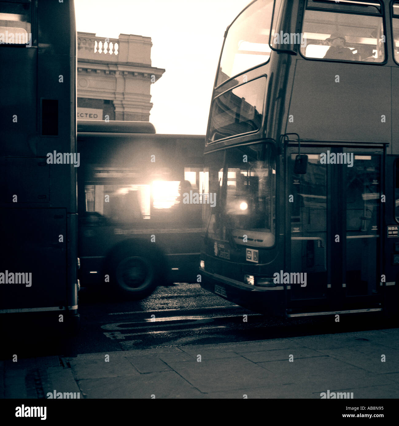 London Double decker Buses London Bridge London England Stock Photo - Alamy
