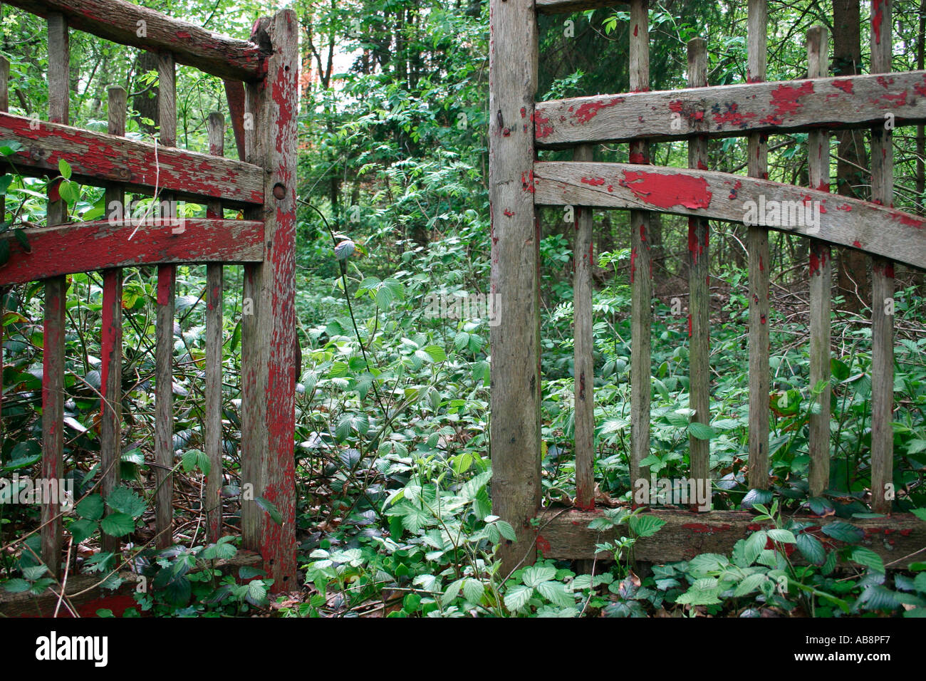 Countryside gate rural secluded trees hi-res stock photography and ...
