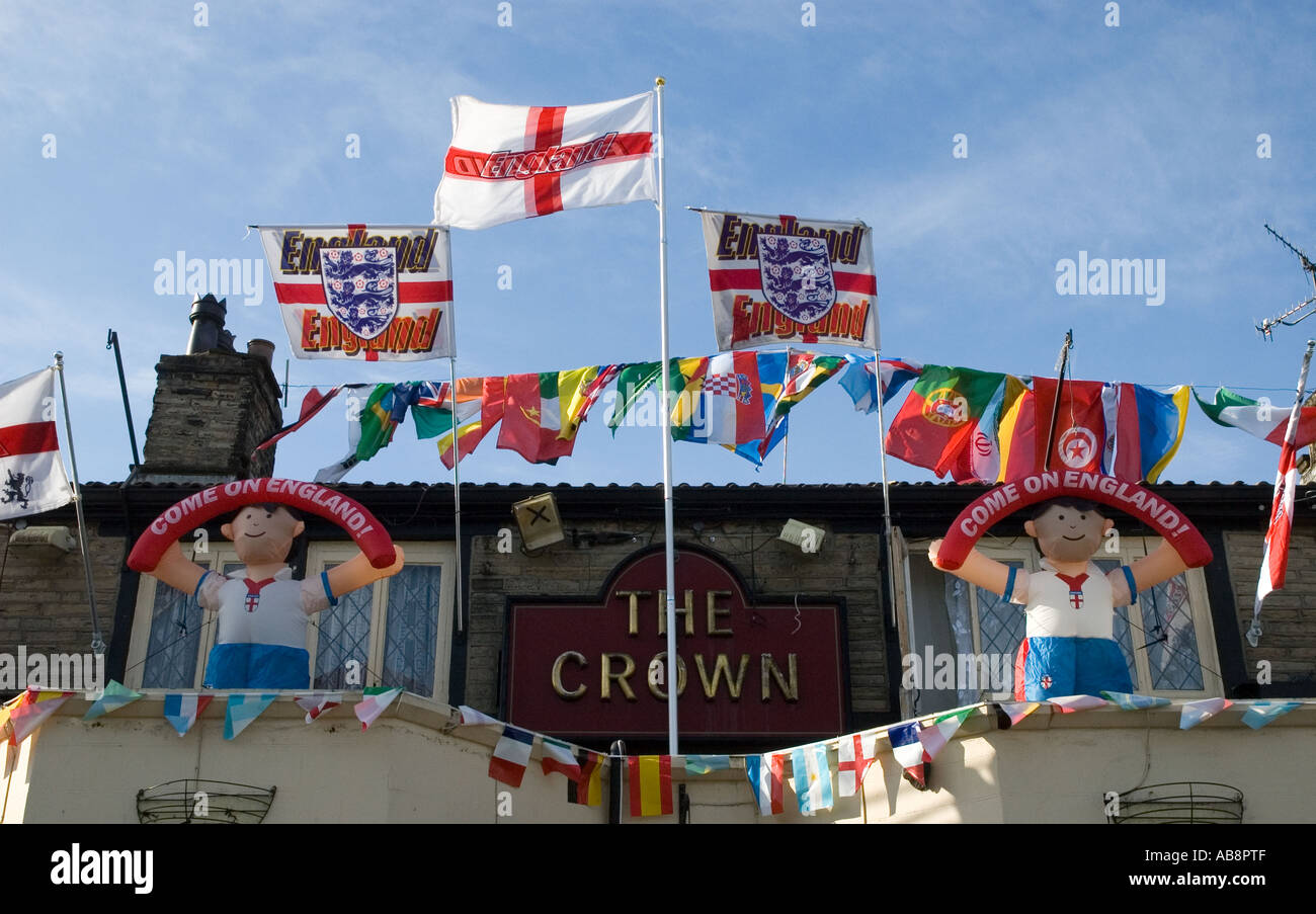 England flags, banners and colours of the other competing nations in ...