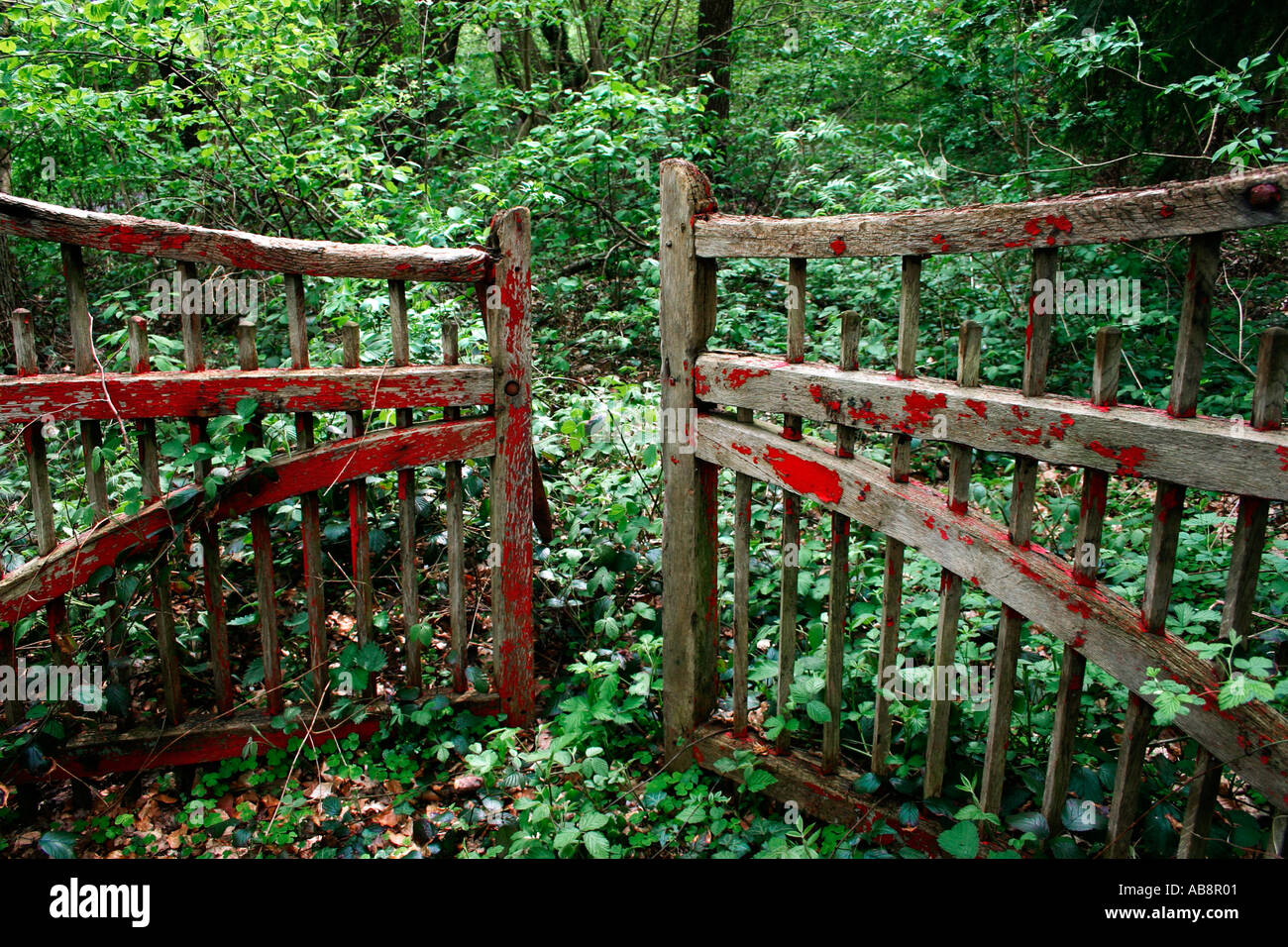 Countryside gate rural secluded trees hi-res stock photography and ...