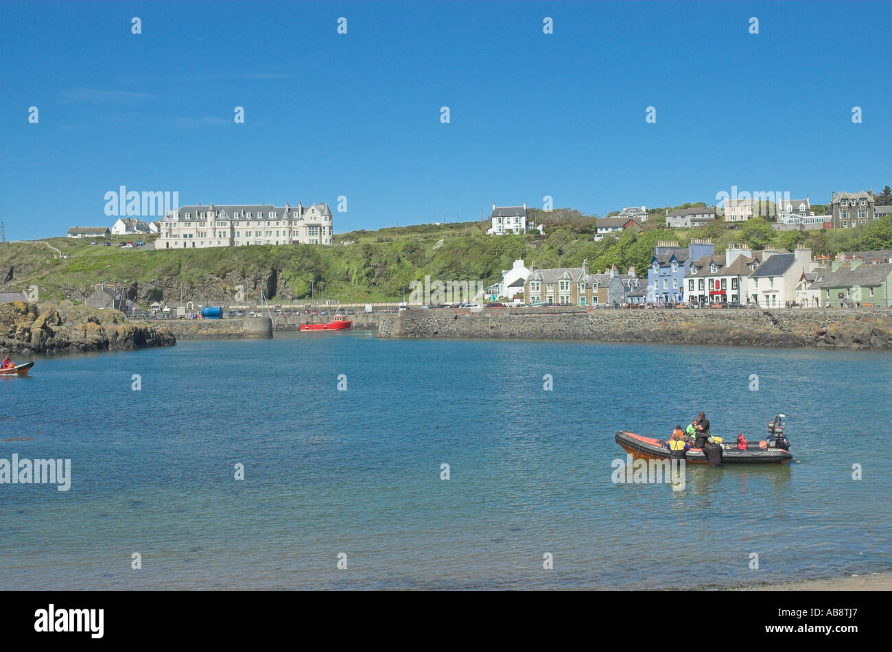 Portpatrick Harbour Dumfries & Galloway Scotland Stock Photo - Alamy