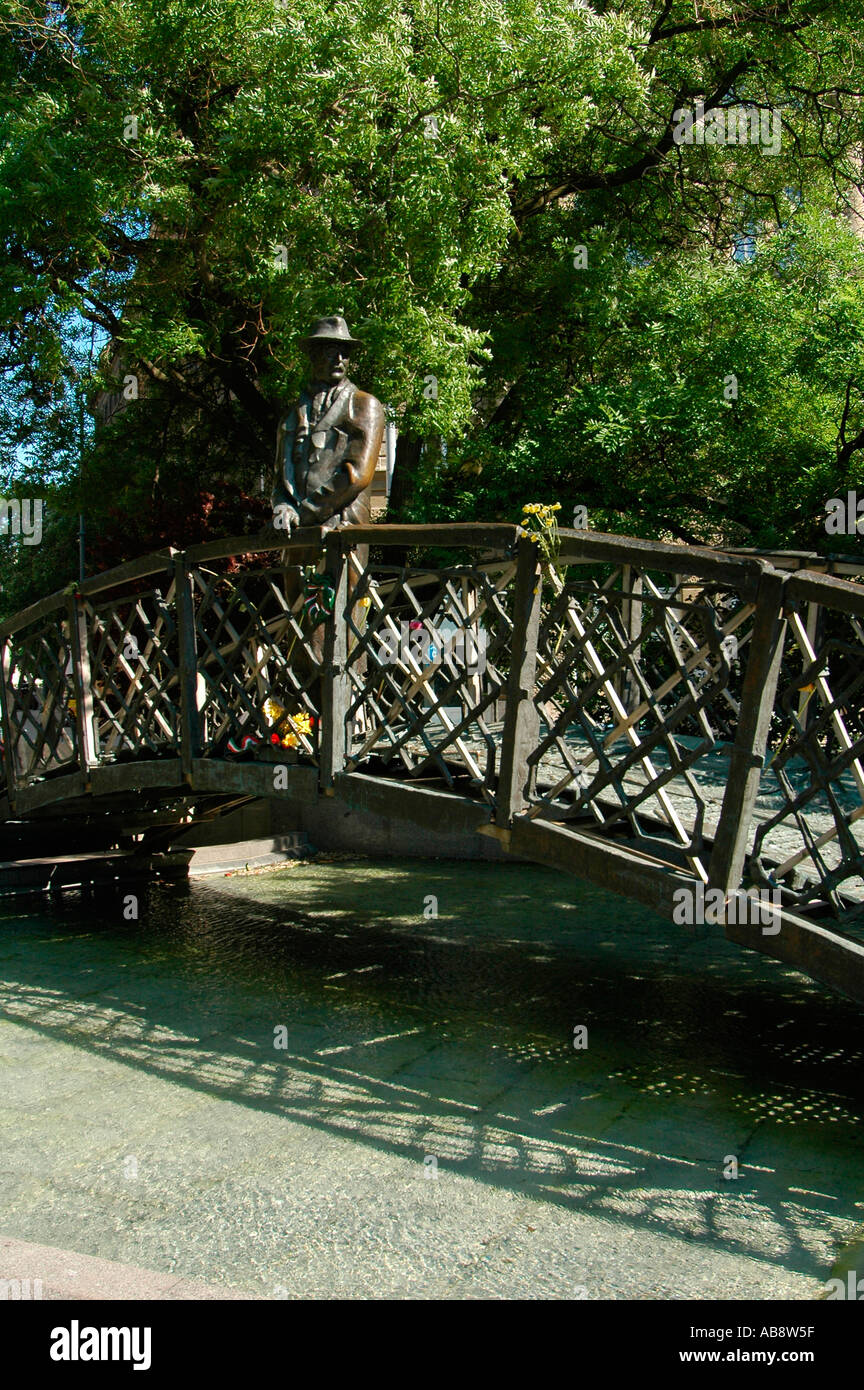 The statue of Nagy Imre who was Prime Minister of Hungary and was ...