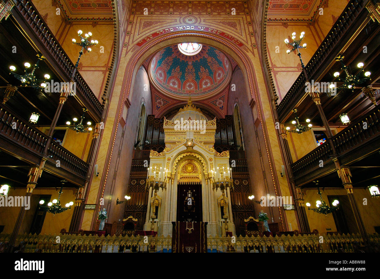 Ancient Jewish Temple Interior