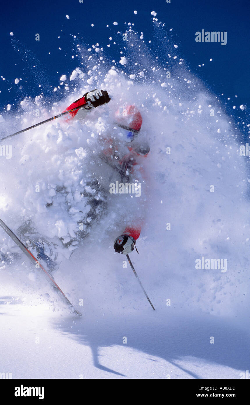 Skier in a snow hi-res stock photography and images - Alamy